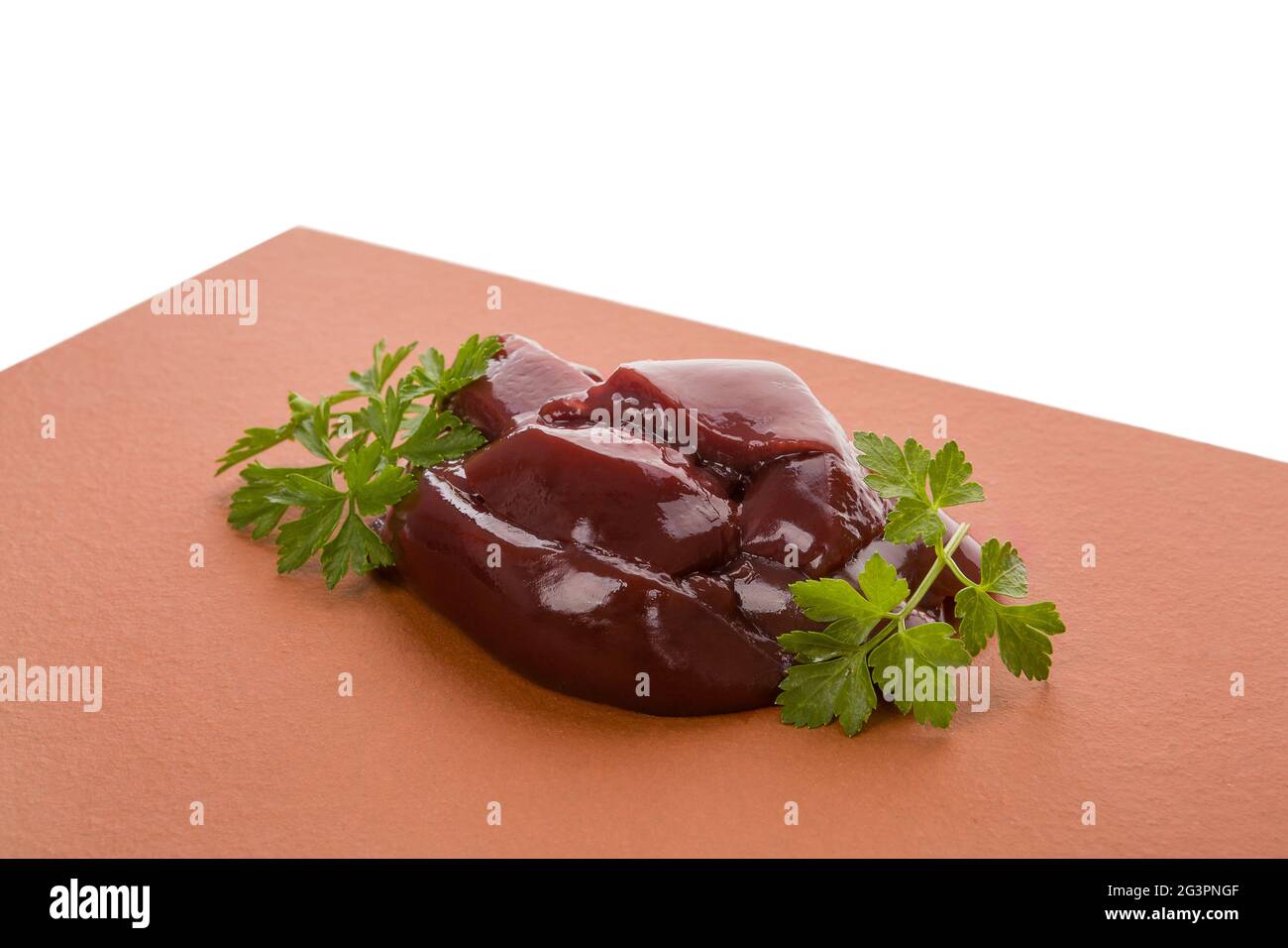 Raw chicken liver Stock Photo - Alamy