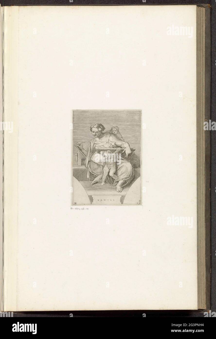 Prophet Daniel; Daniel; Paintings in the Sixtin Chapel. The prophet ...