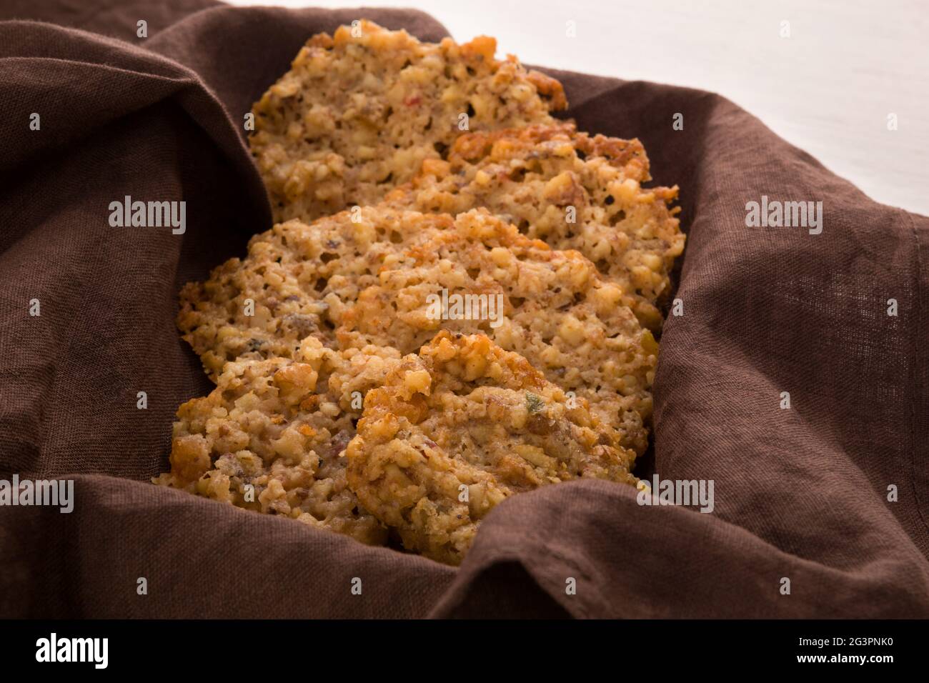 Healthy jewish cake made from made from honey and nuts Stock Photo - Alamy