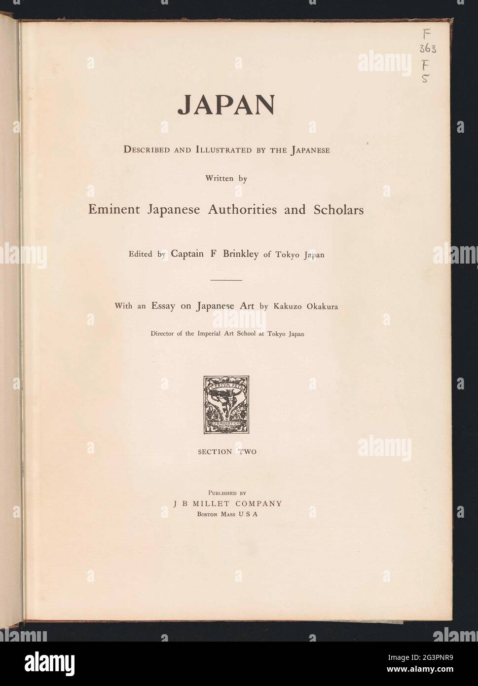 Japan described and illustrated by the Japanese section two Stock Photo ...
