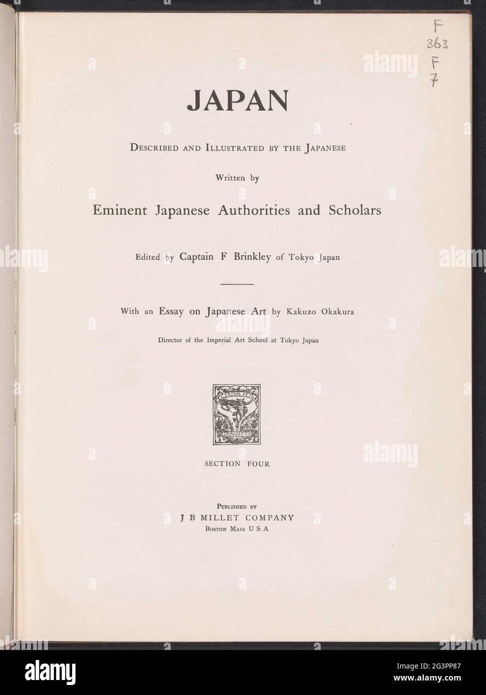 Japan described and illustrated by the Japanese section four Stock ...
