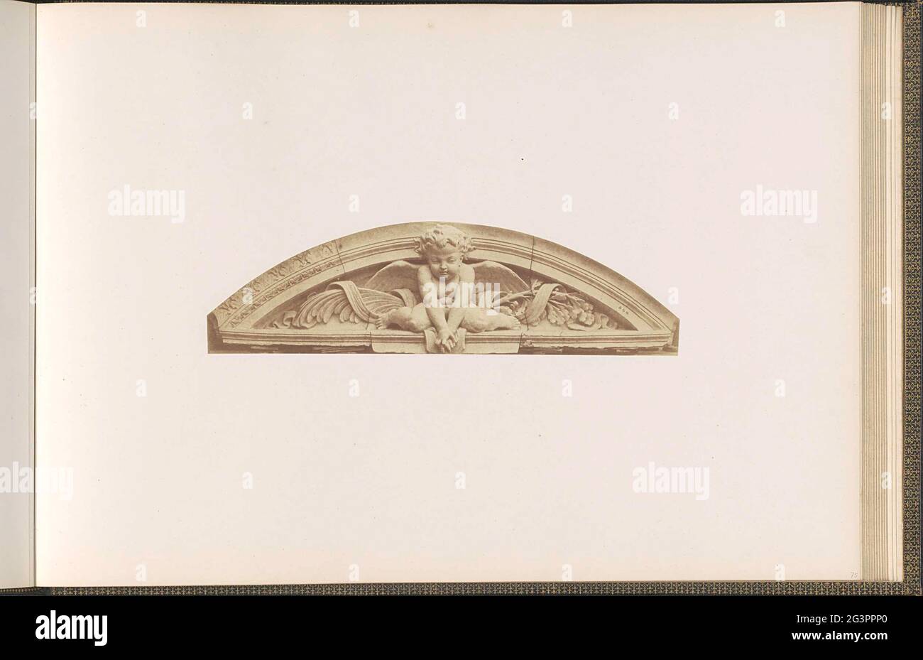 Gypsum Model for the Frontoon of Two Doors of the Louvre Pierre Edouard ...