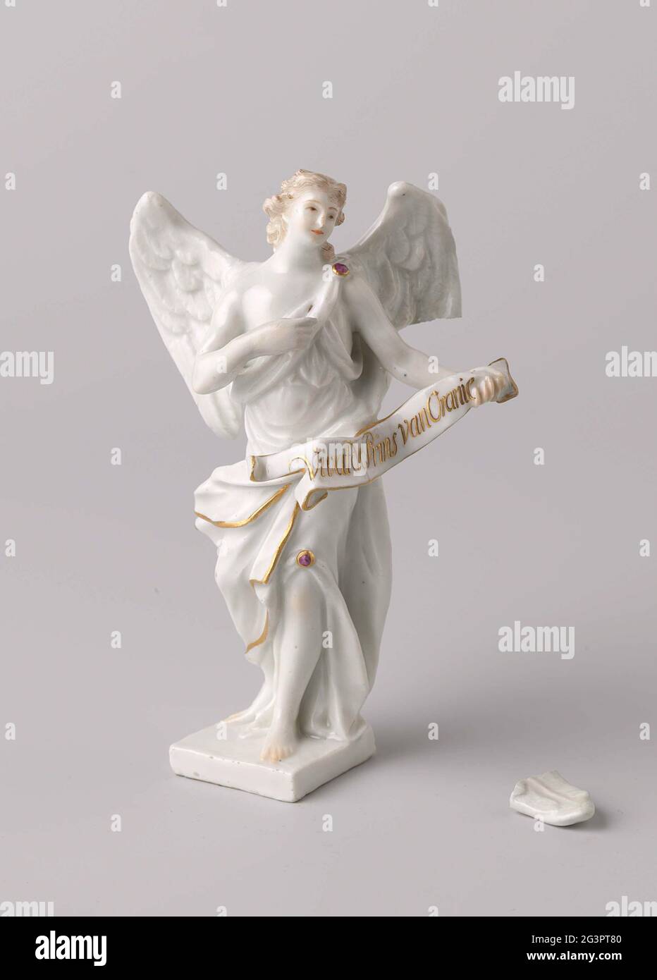 Angel with a banderole on which the text: 'Vivat the Prince of Orange ...