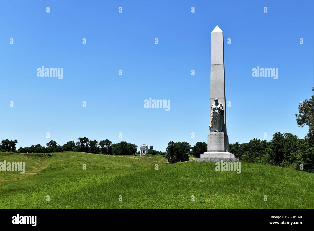 Michigan Monument in the Vicksburg National Military Park Stock Photo ...