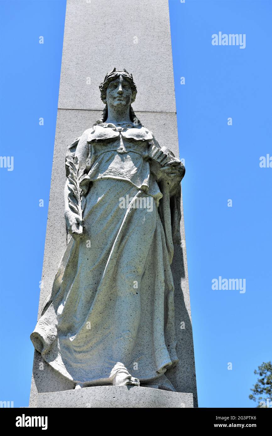 Michigan Monument in the Vicksburg National Military Park Stock Photo ...