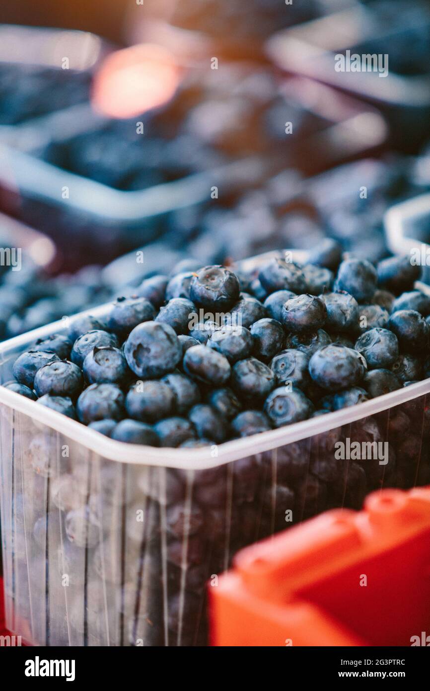 Blueberries supermarket hi-res stock photography and images - Alamy
