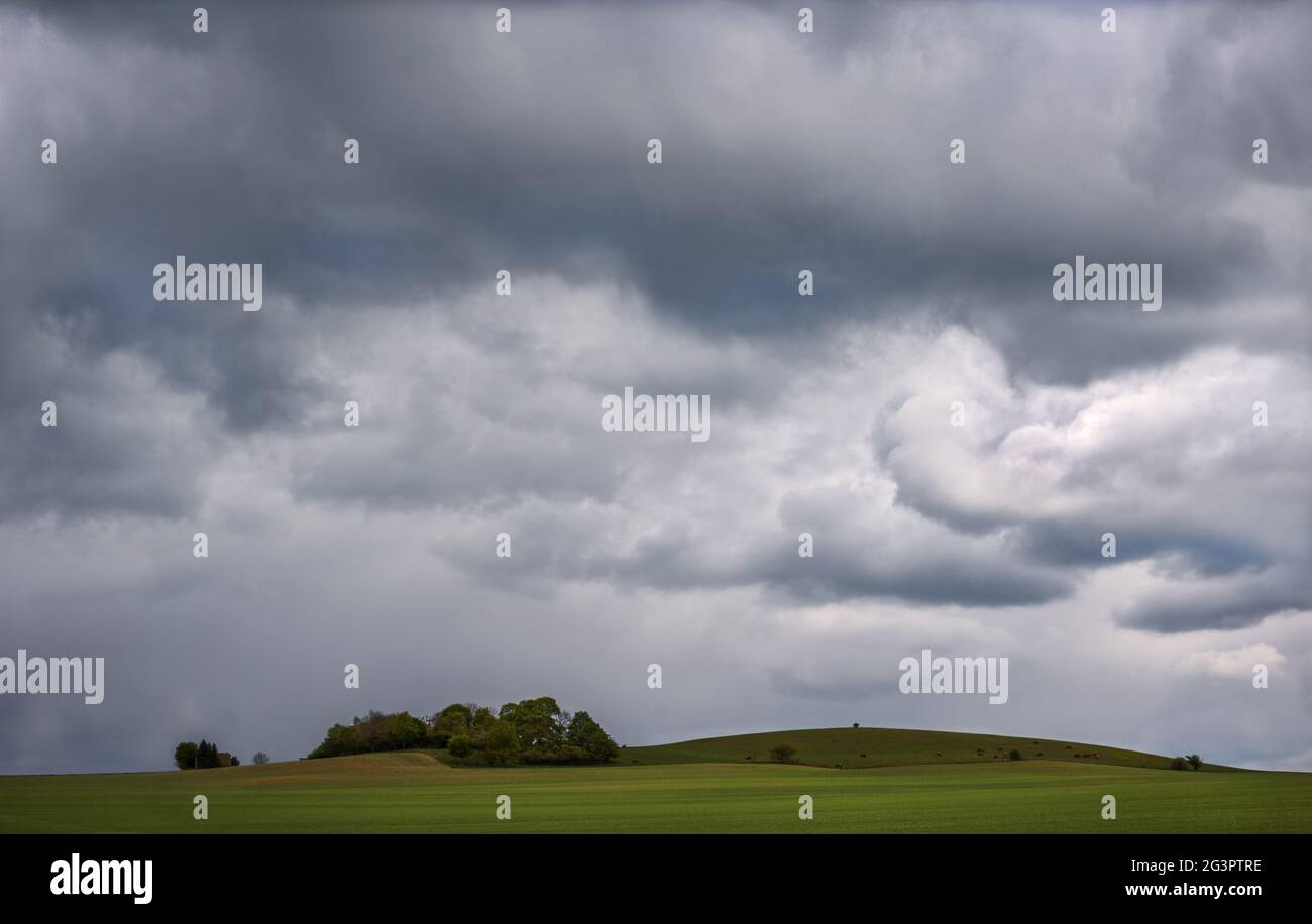 The contours of a landscape Stock Photo - Alamy