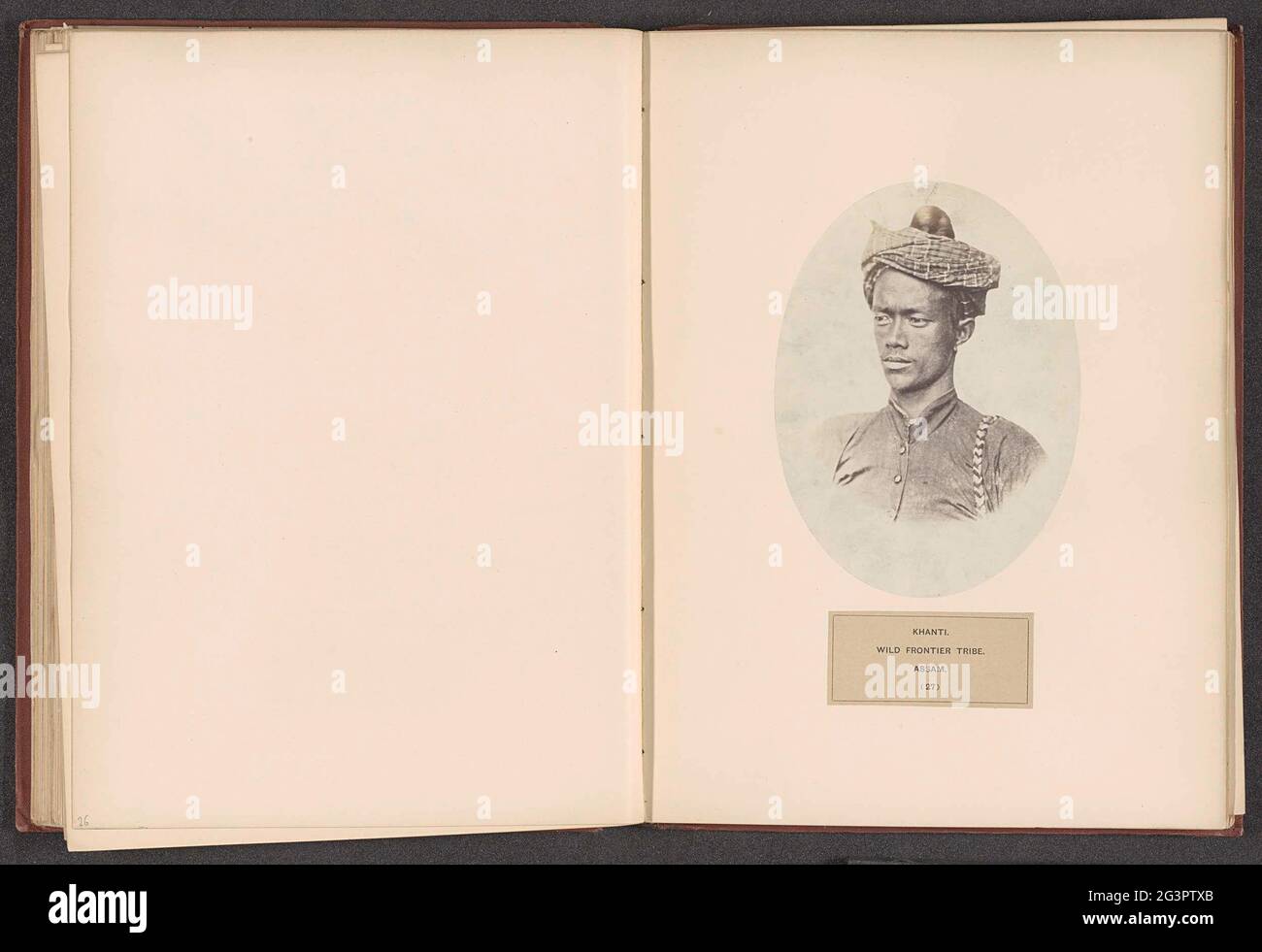 Portrait of an unknown khamti man from assam; Khanti. Wild Frontier ...