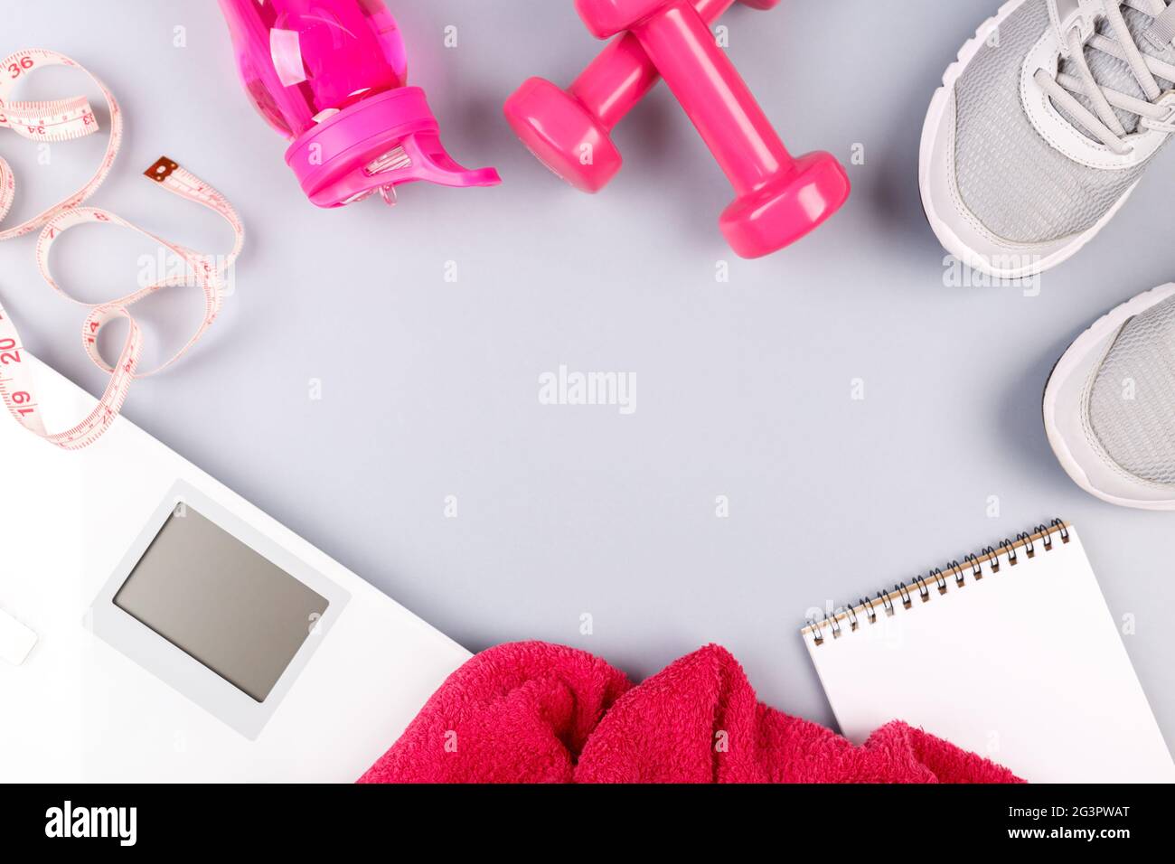 Fitness flat style hi-res stock photography and images - Alamy