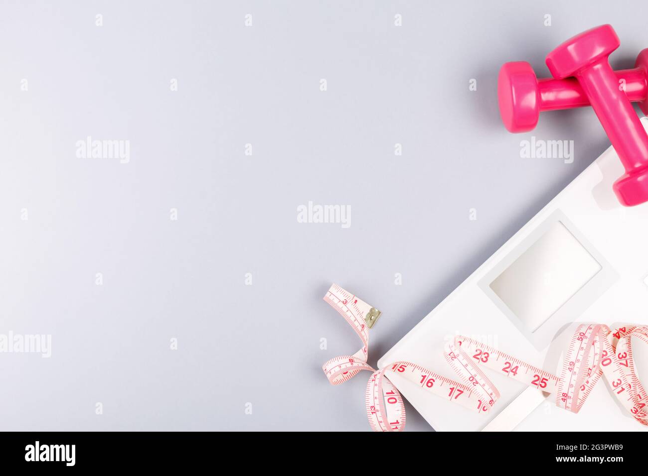 Fitness concept flat lay Stock Photo - Alamy
