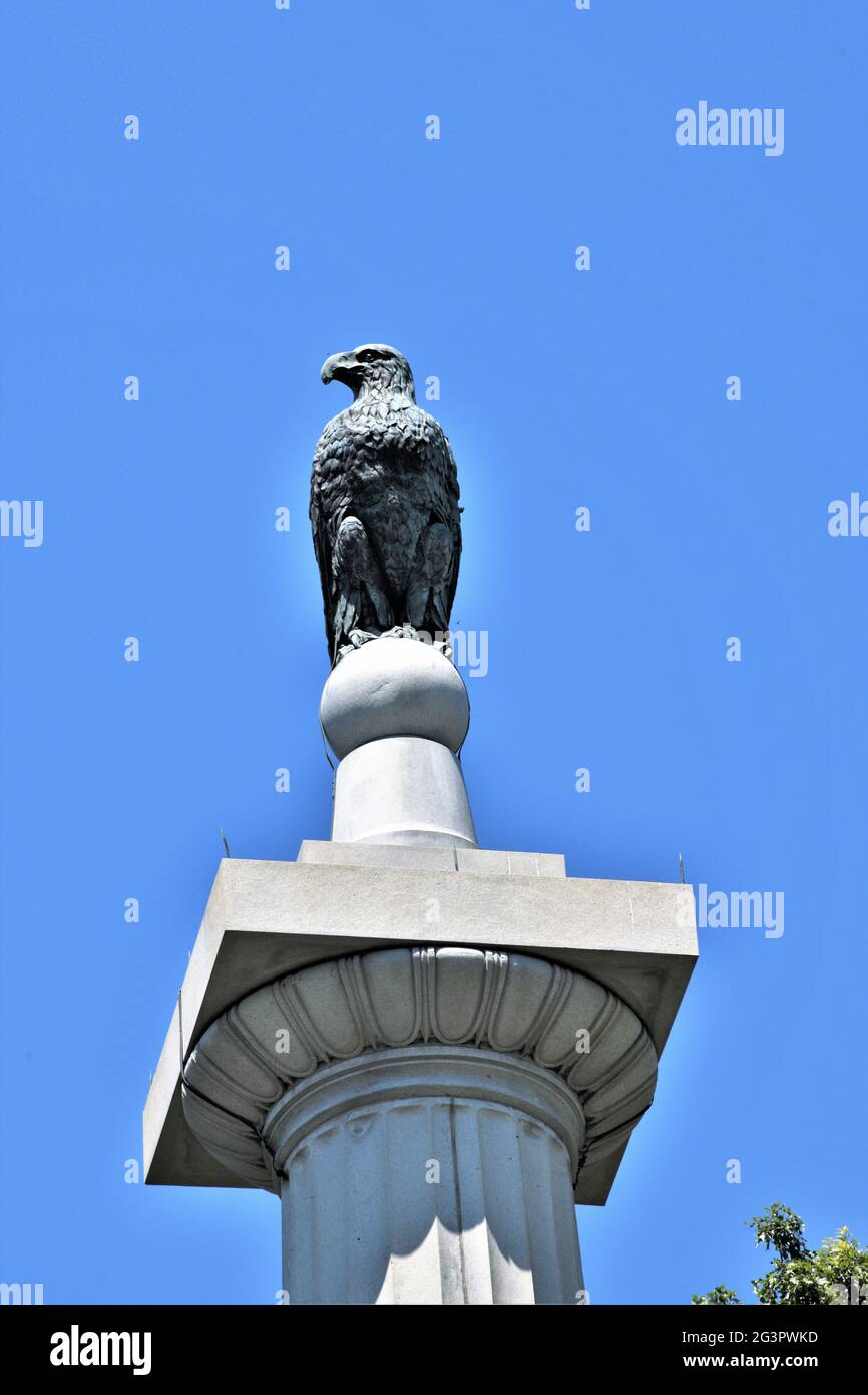 The Wisconsin Monument in the Vicksburg National Military Park Stock ...