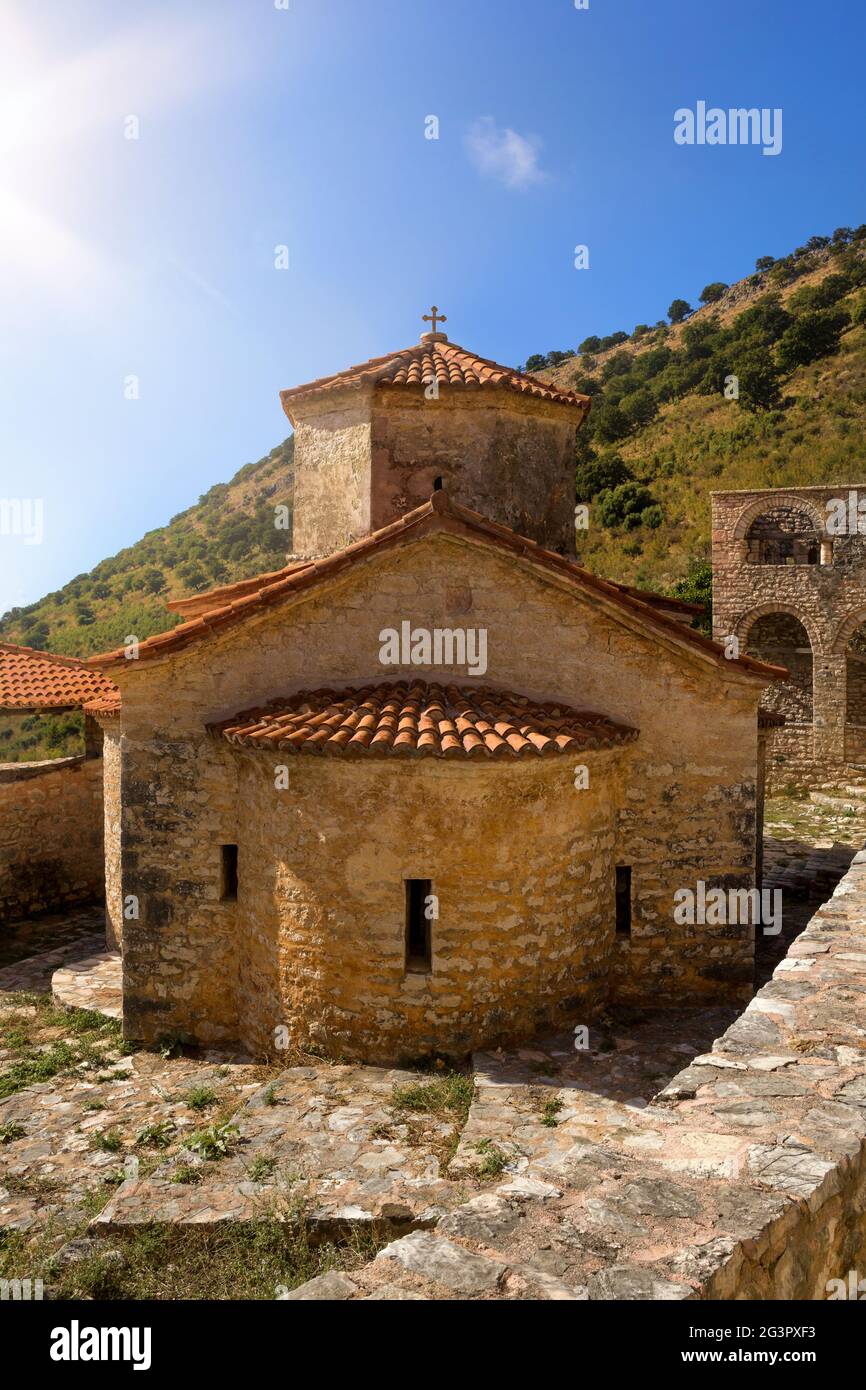 Ancient monastery in Albania Stock Photo - Alamy