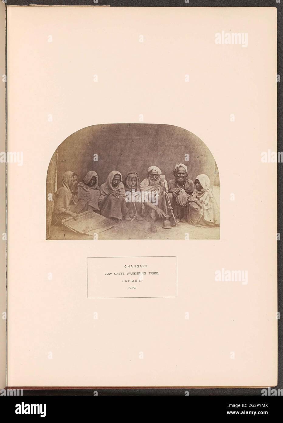 Group of seven squatched Changar people in Lahore; Changars. Low Caste ...