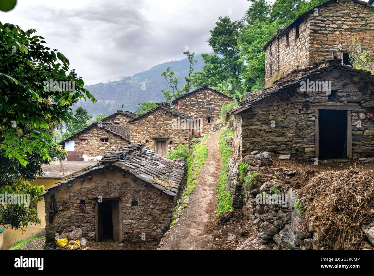 Tosh/India-20.10.2018:The traditional himachal house in Tosh Stock ...