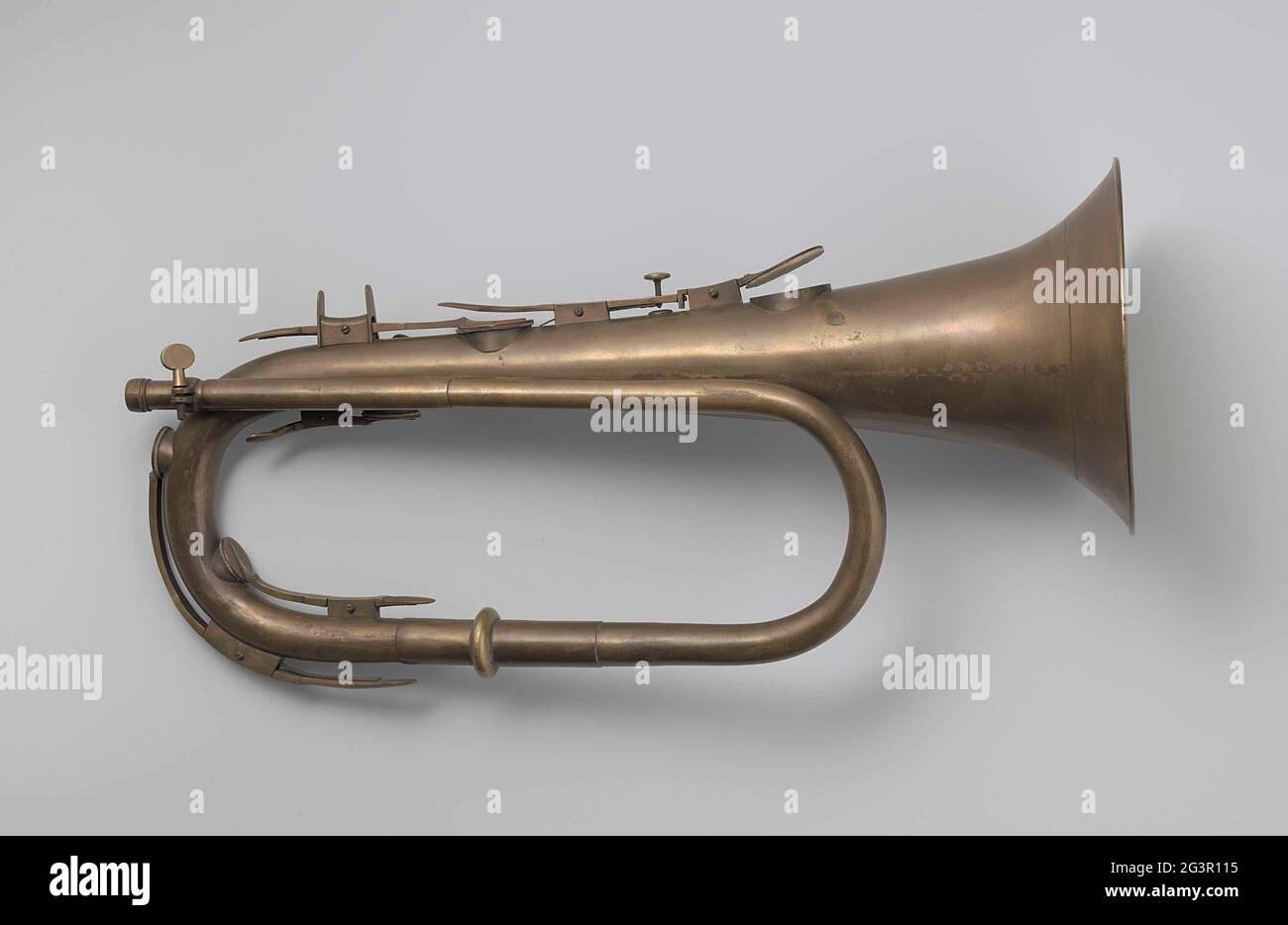 Valve bugle in berry. Valve bugle with six valves. Nozzle is missing ...