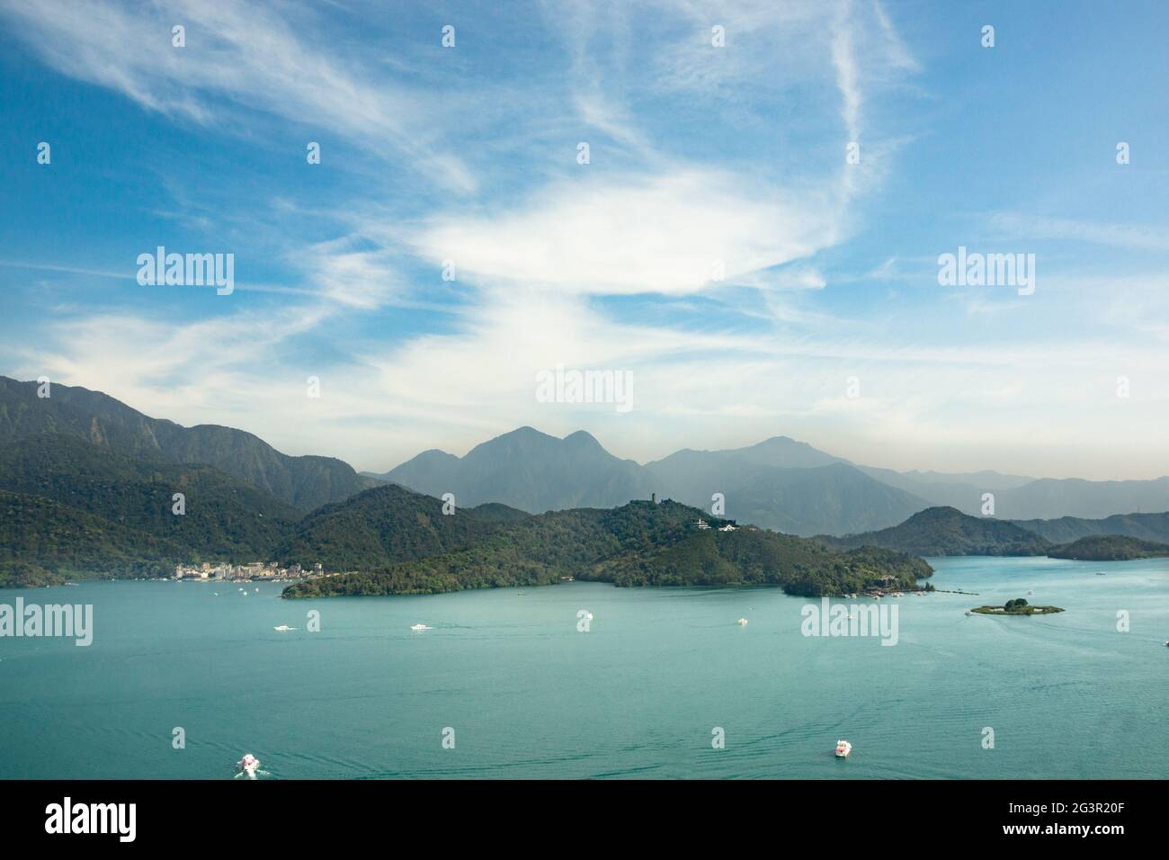 Sun moon lake yacht tour lake hi-res stock photography and images - Alamy
