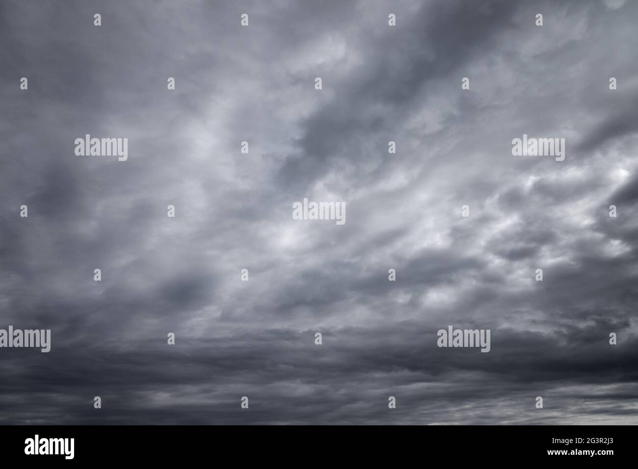 Cloudy dark stormy sky. Natural background photo texture Stock Photo ...