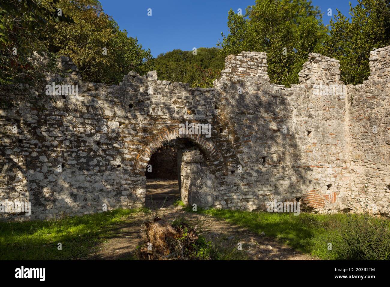 Ruins of the ancient roman city Butrint, Albania Stock Photo - Alamy