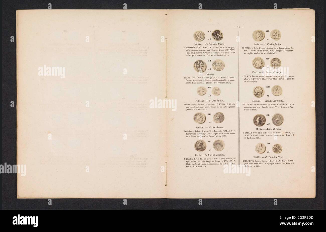 Ten Roman coins, seen from front and back Stock Photo - Alamy