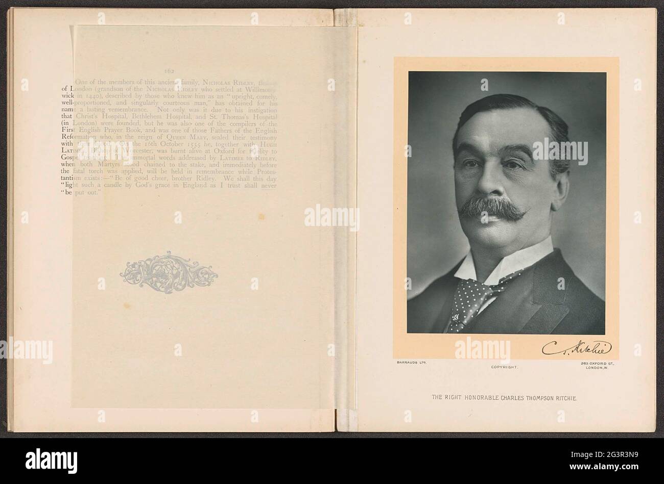 The right honorable Charles Thompson Ritchie Stock Photo - Alamy