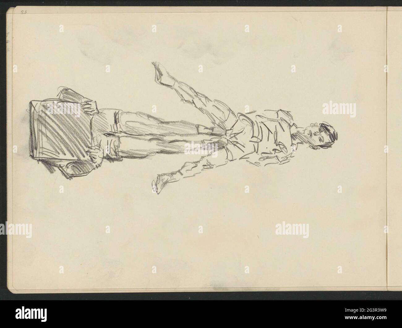 Two acrobats. An acrobat is sitting with spread legs on the feet of an ...