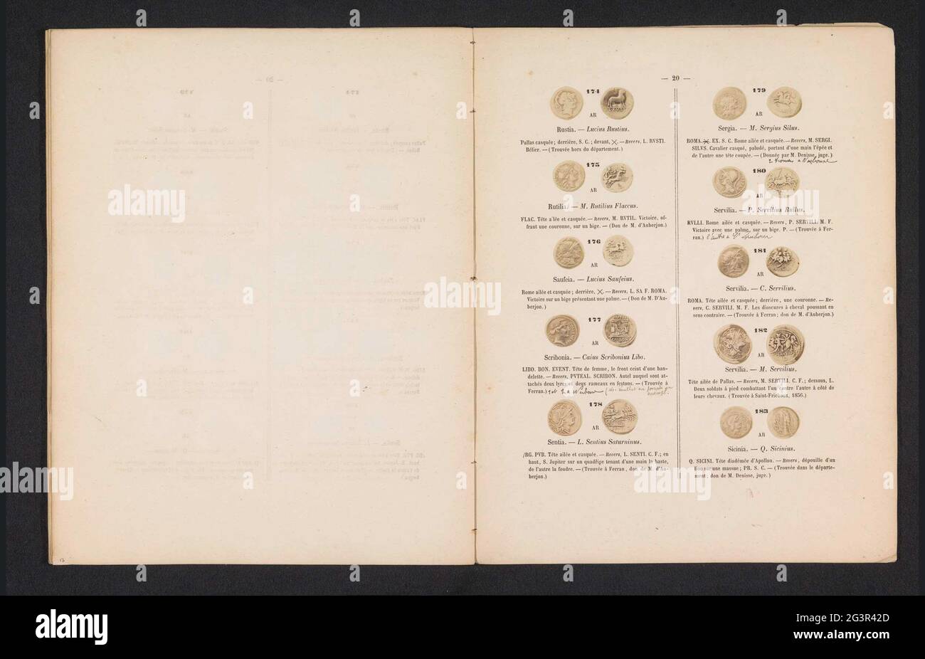 Ten Roman coins, seen from front and back Stock Photo - Alamy