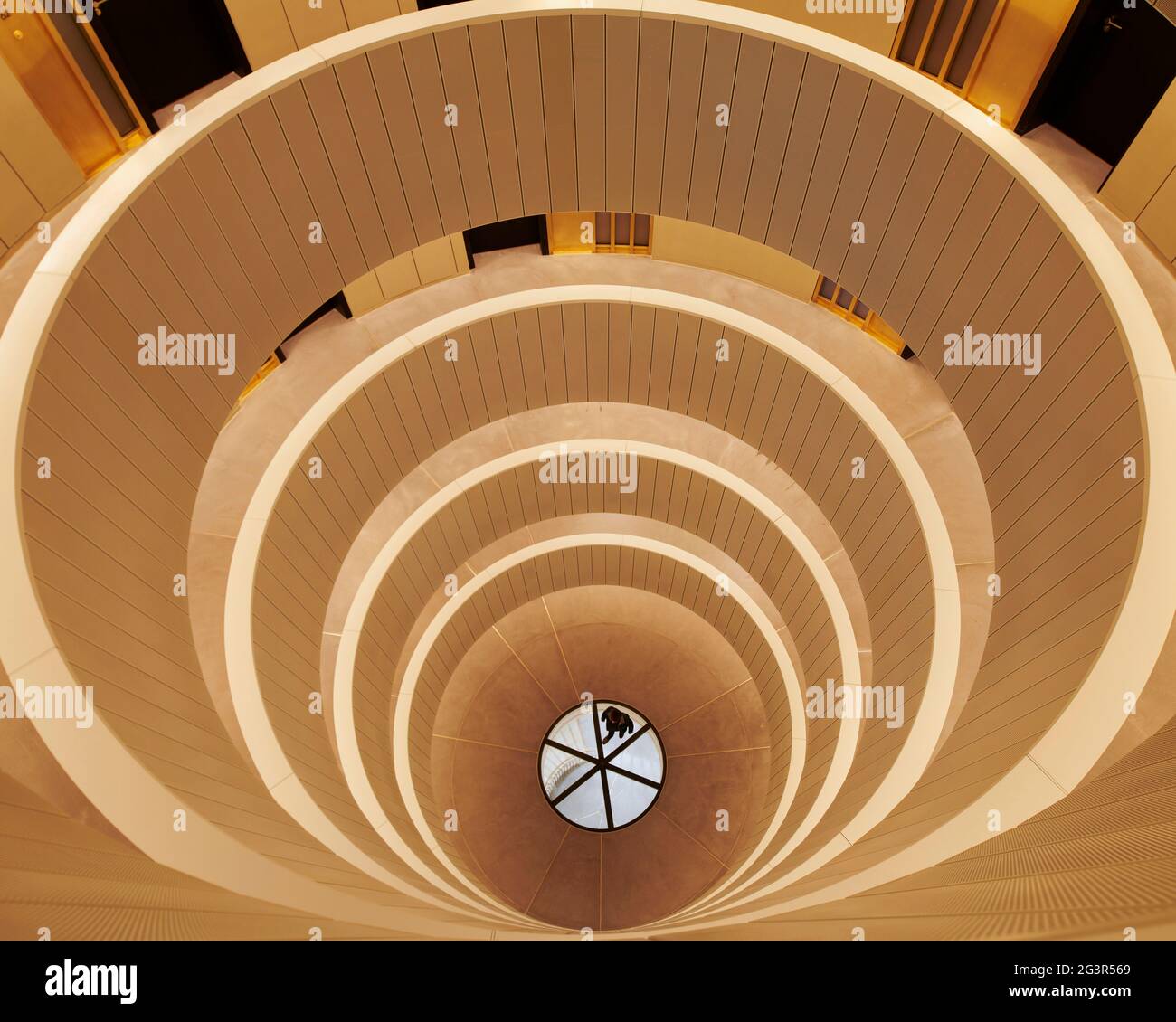 Small Atrium - view down from above. Gasholders London, London, United ...