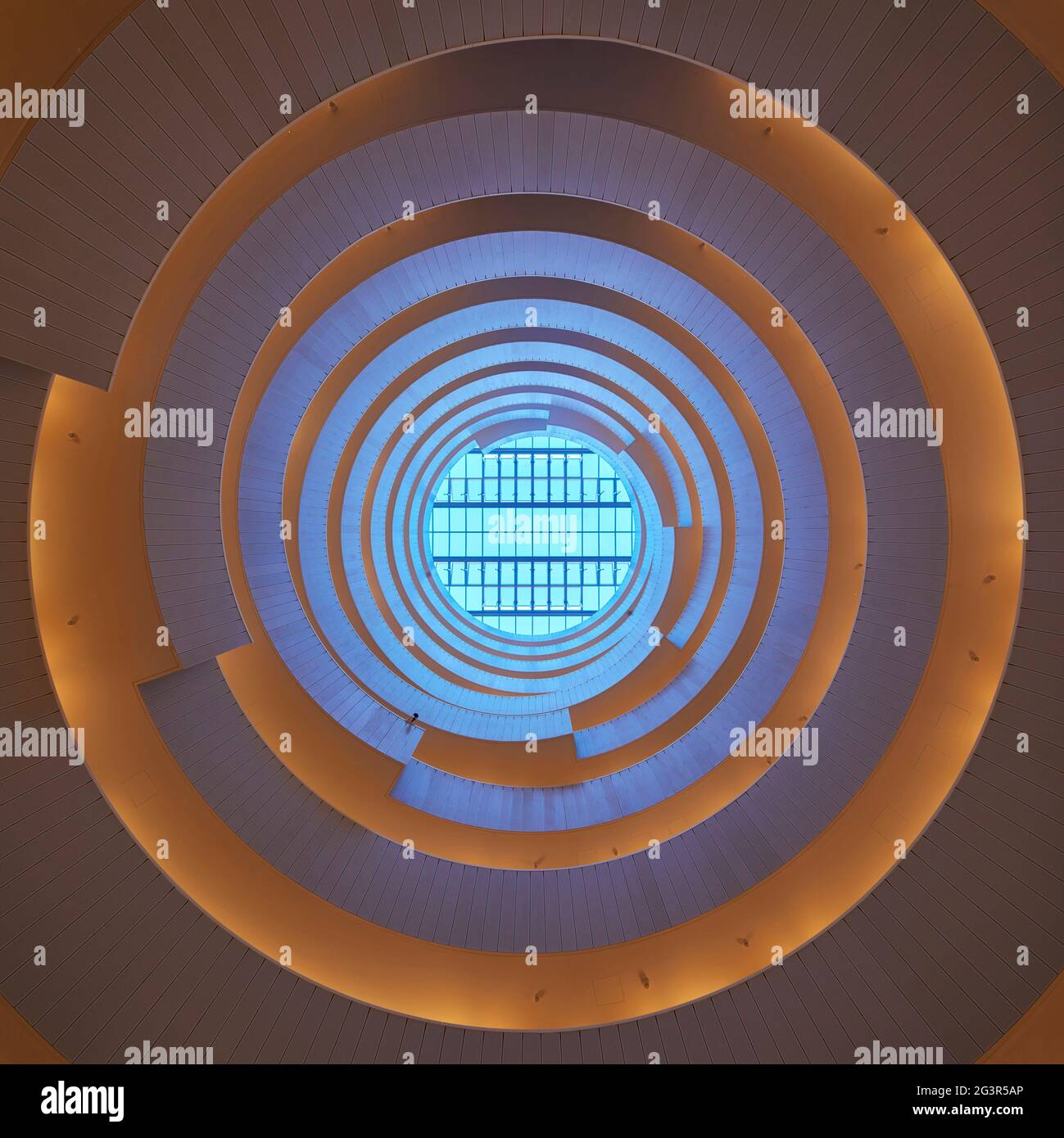 Large Atrium - view upwards from below. Gasholders London, London ...