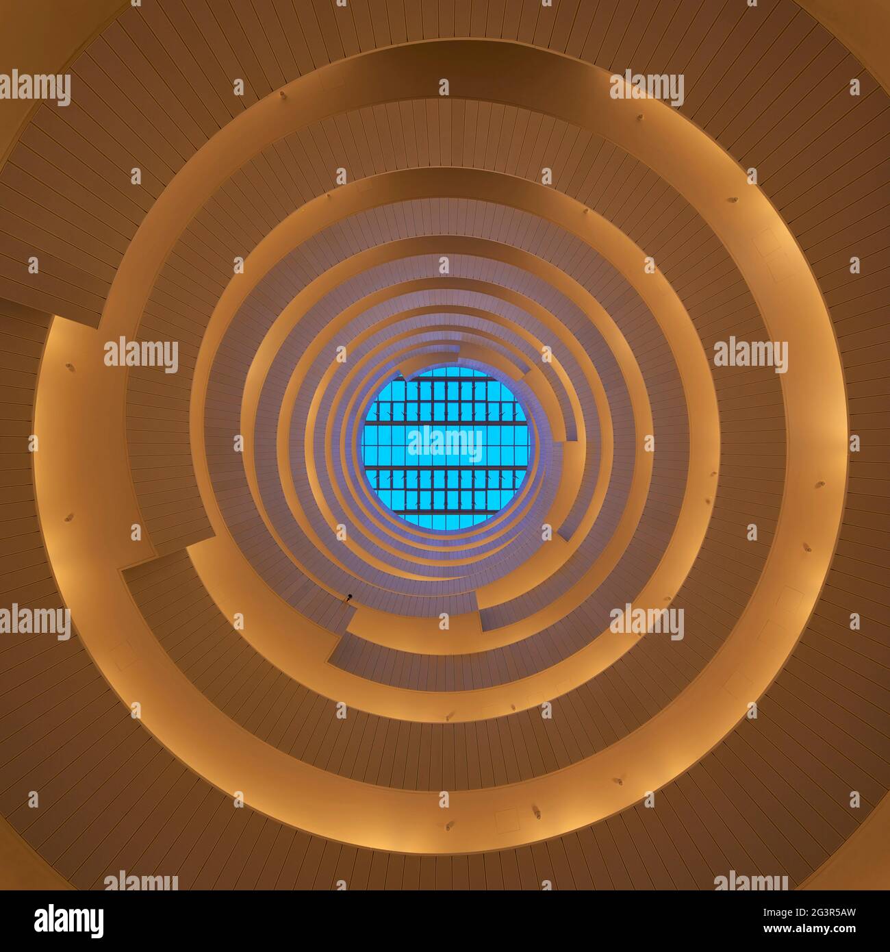Large Atrium - view upwards from below. Gasholders London, London ...