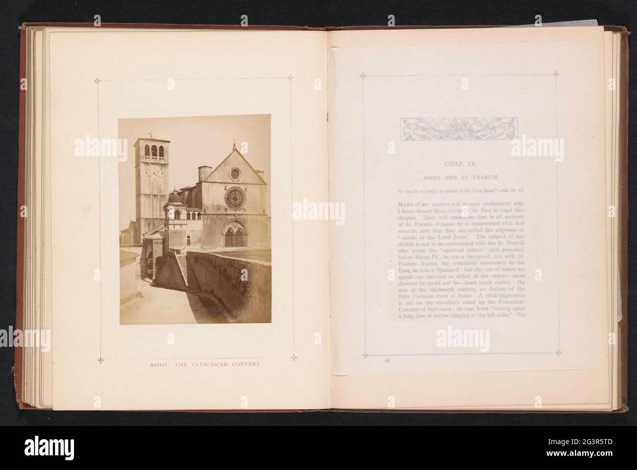 Assisi: the Franciscan convent Stock Photo - Alamy