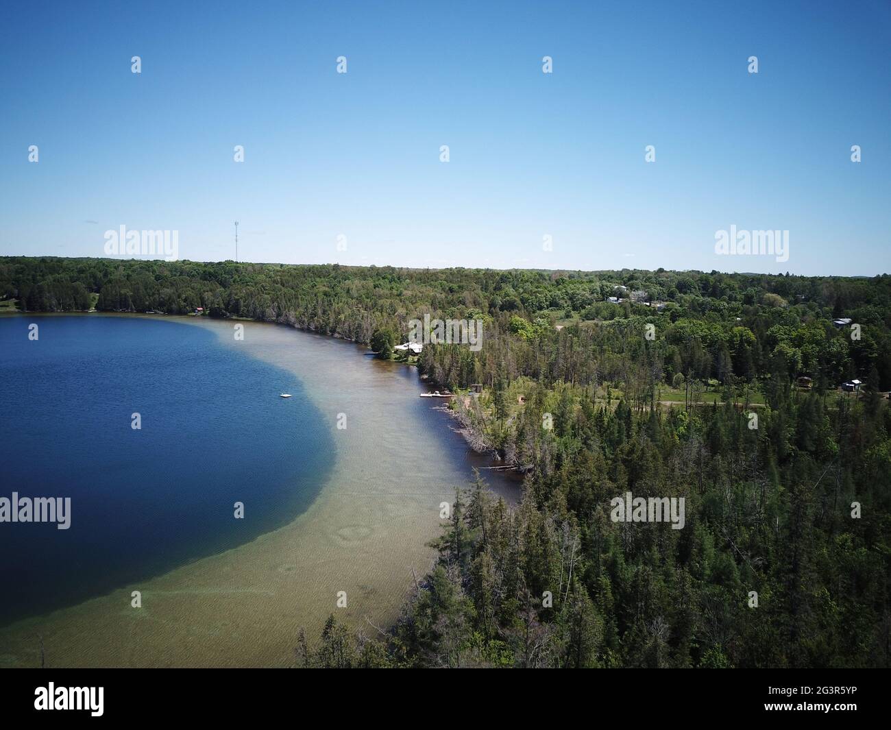 Aerial photo of the vast wilderness of northern canada Stock Photo - Alamy