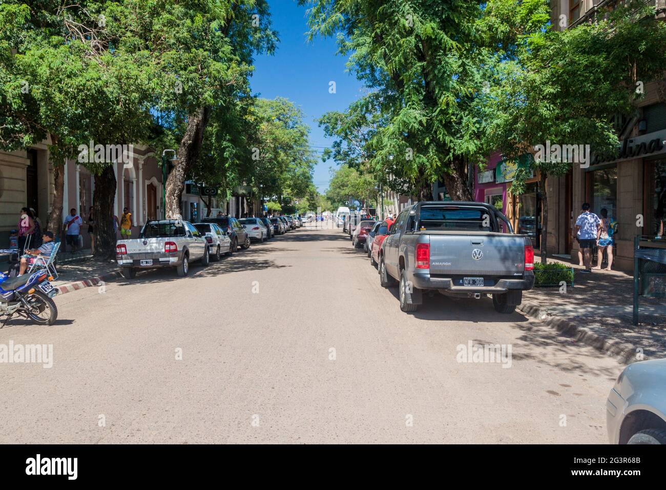 COLON, ARGENTINA: FEB 17, 2015: Street in Colon, Argentina Stock Photo ...