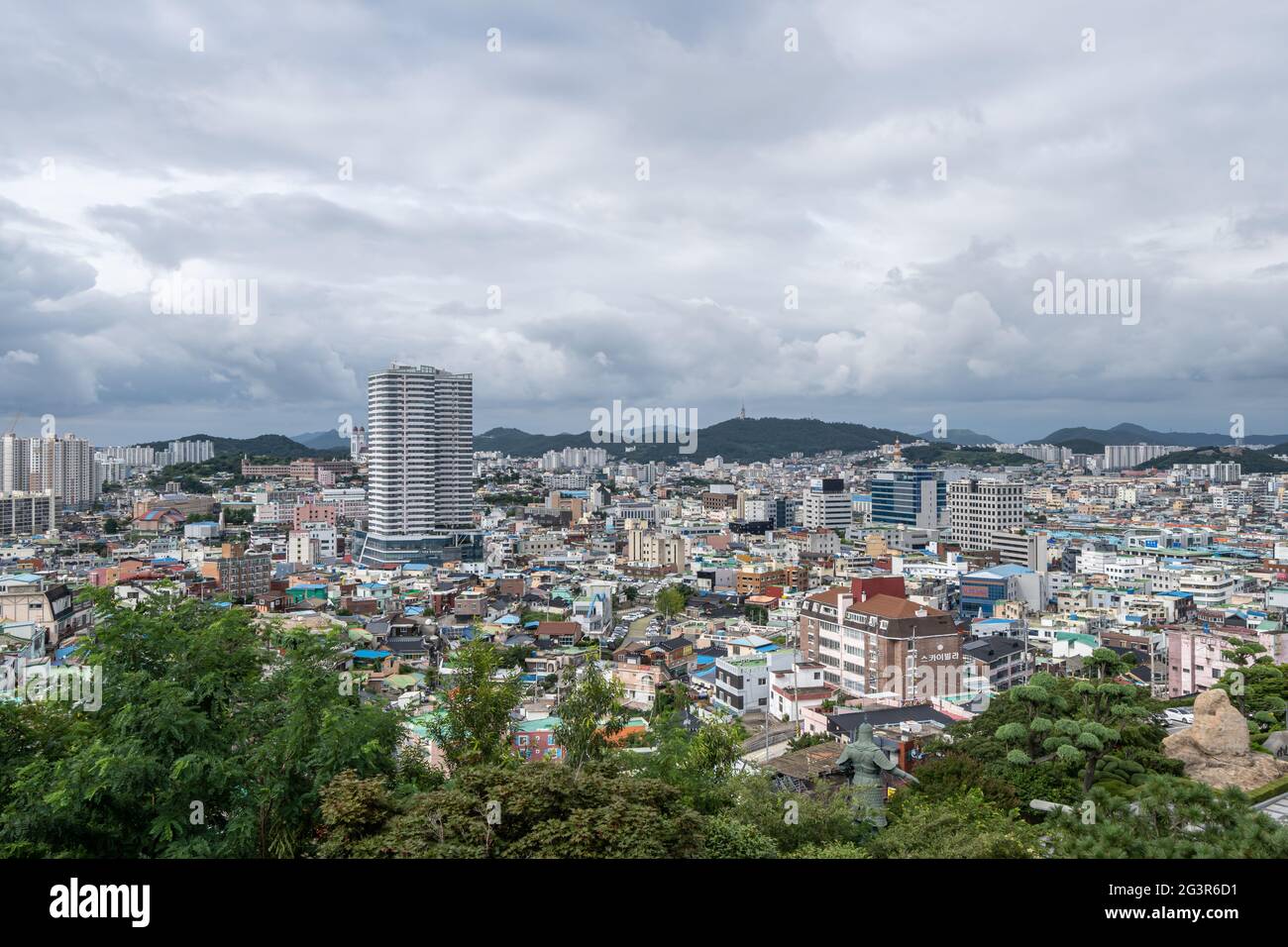 Mokpo city ocean view Stock Photo - Alamy