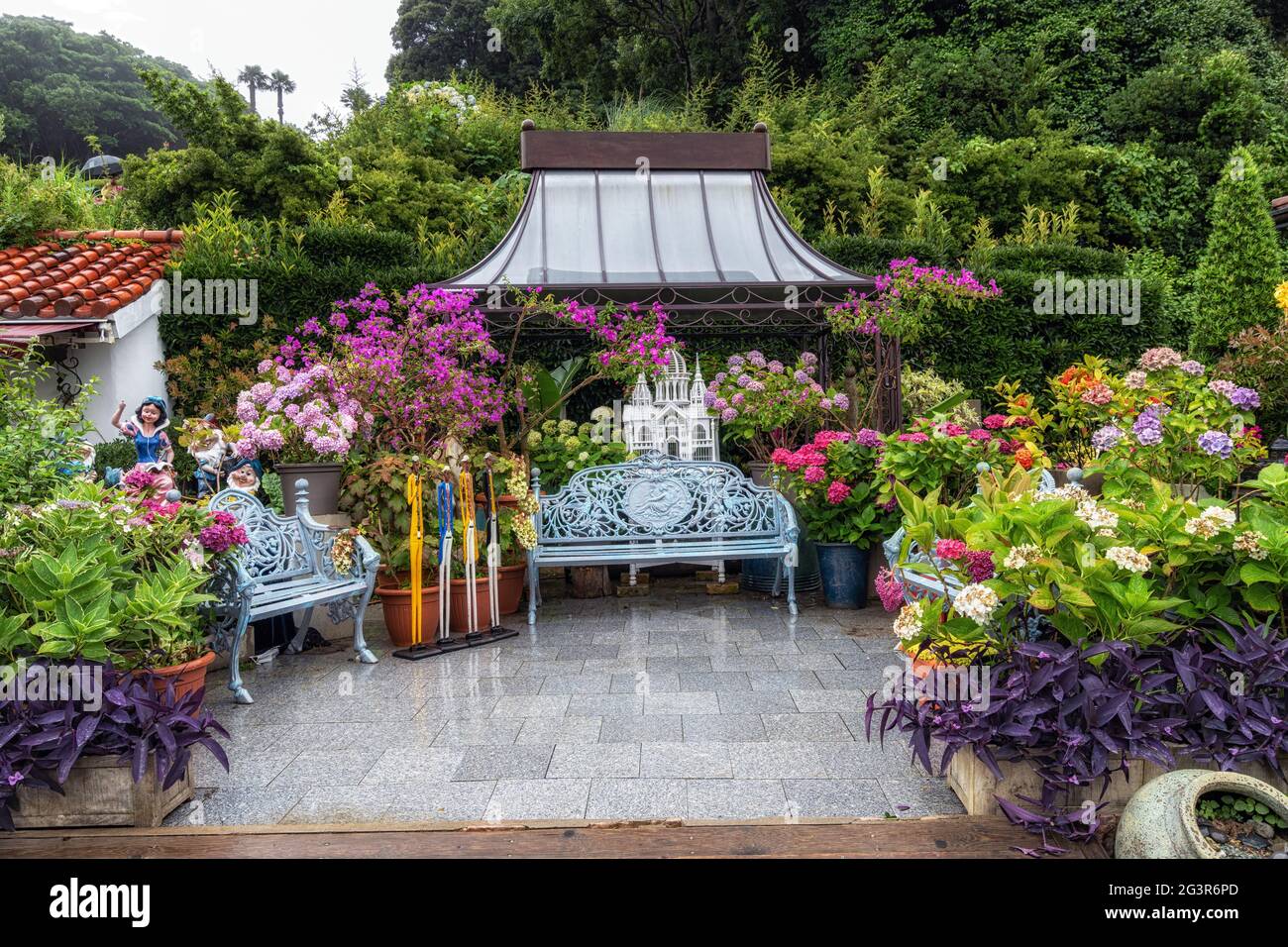 Oedo Botanical Garden Flower display Stock Photo - Alamy