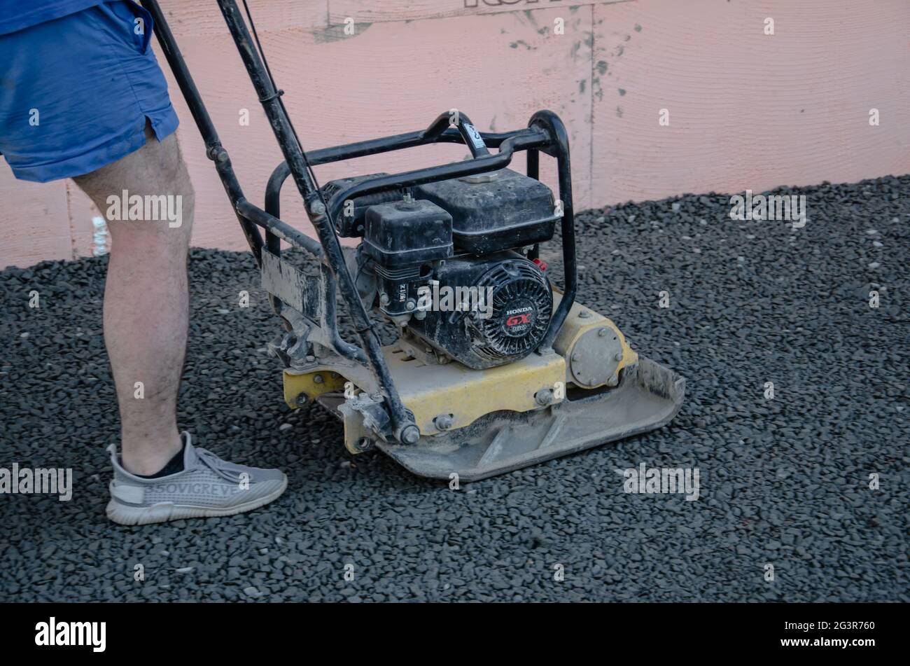 Mechanical compactor machine hi-res stock photography and images - Alamy