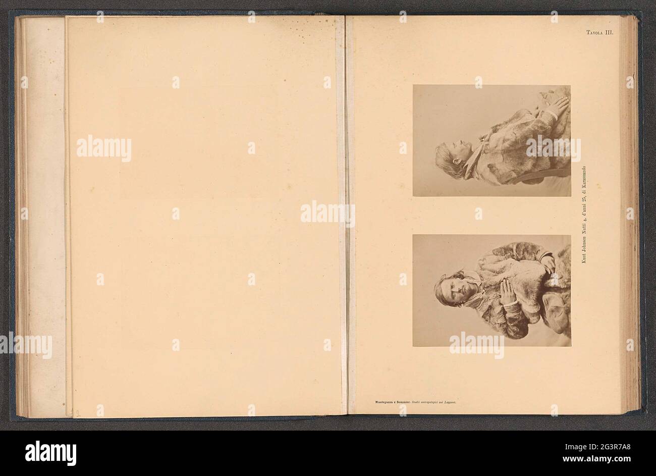 Two portraits of Knut Johnsen Nutti; Knut Johnsen Nutti ♂, D 'Anni 25 ...