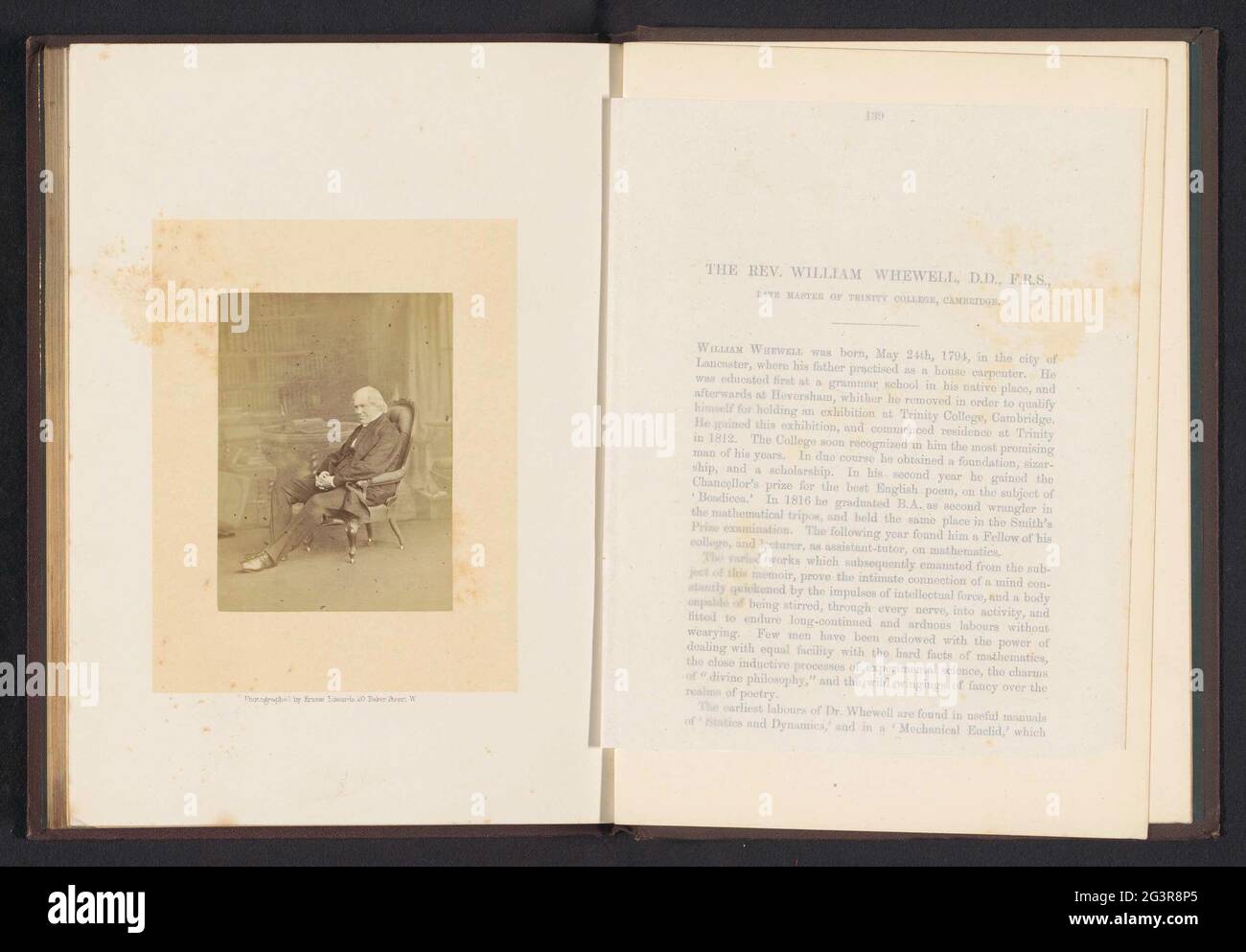 William whewell hi-res stock photography and images - Alamy