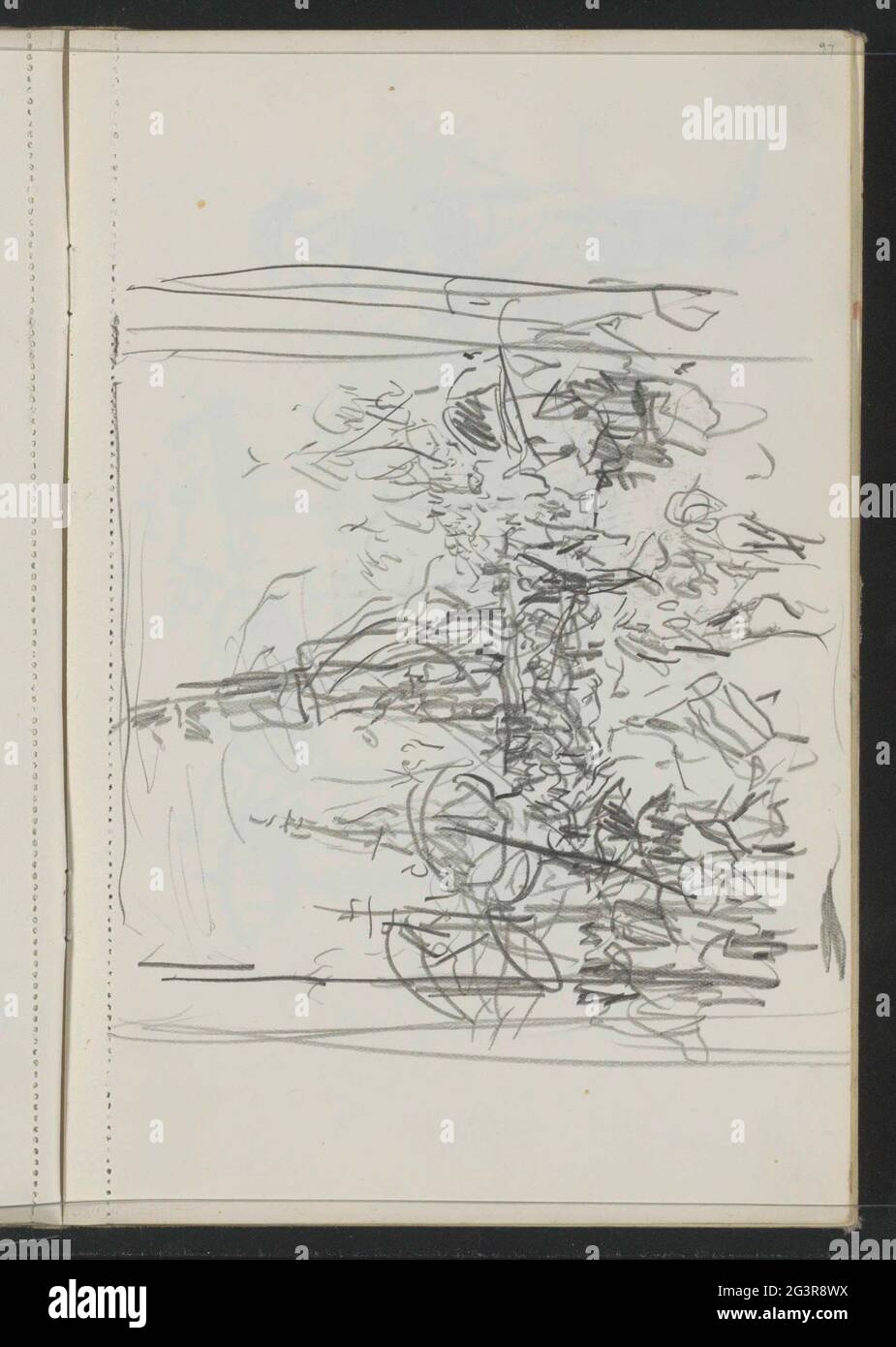 Figures around a cremation tower. A body incineration may take place ...