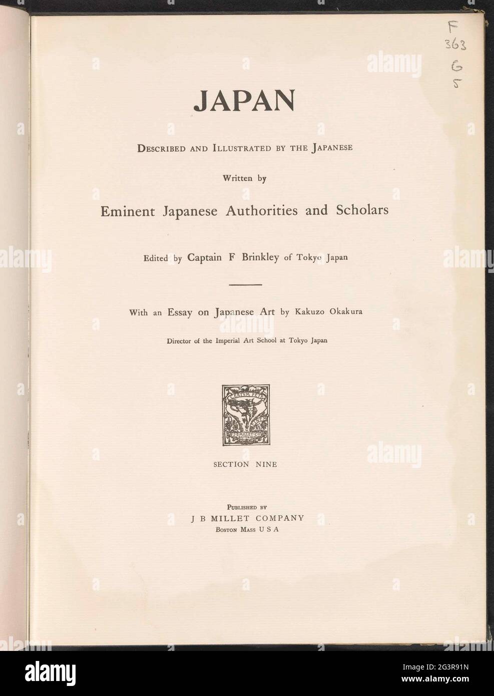 Japan described and illustrated by the Japanese section nine Stock ...