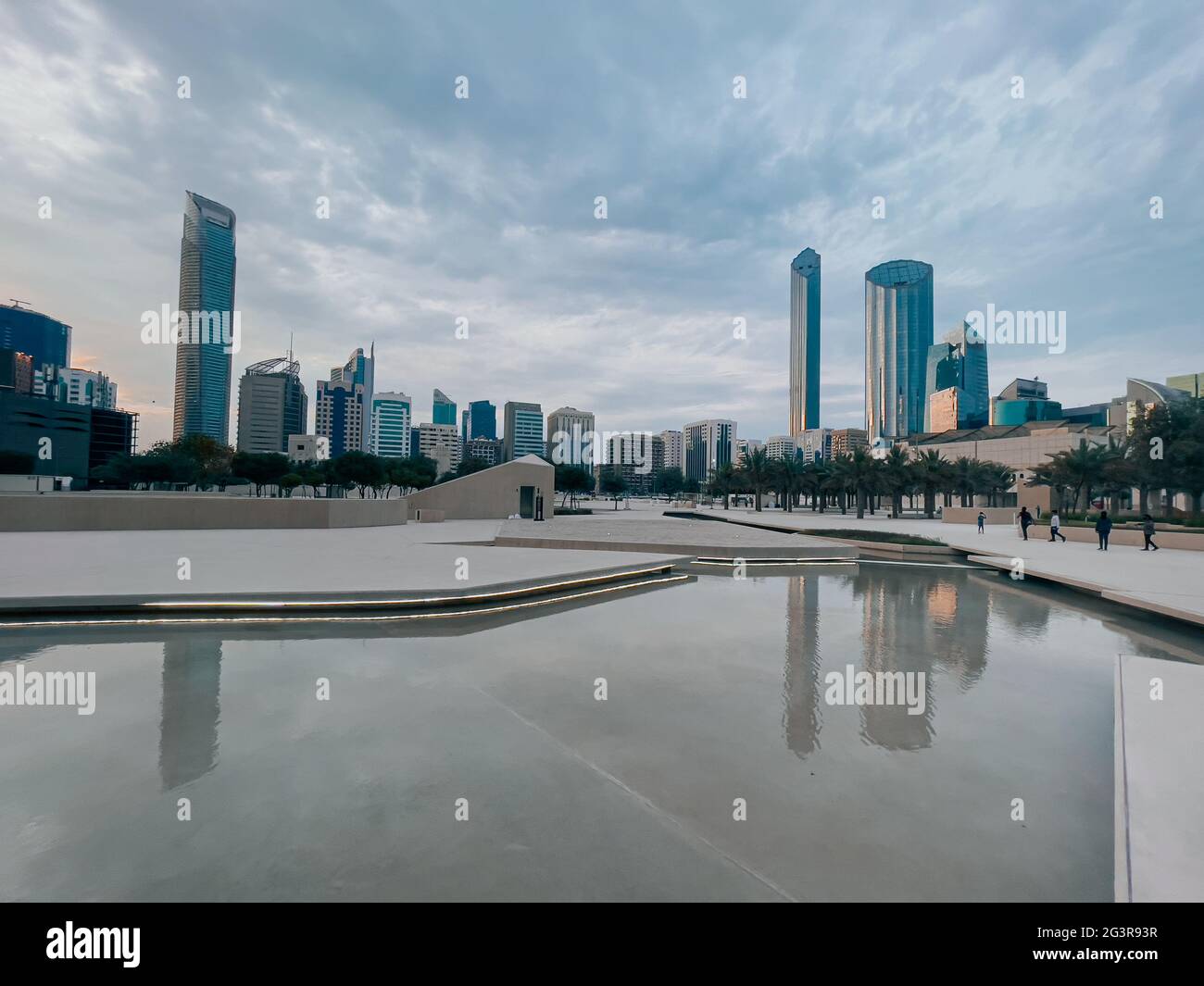 Modern city architecture design | Famous skyscrapers of Abu Dhabi city ...