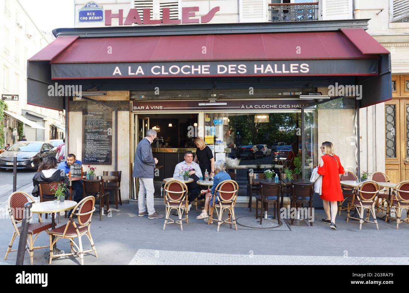 Restaurant A La Cloche des Halles is traditional French cafe located in ...