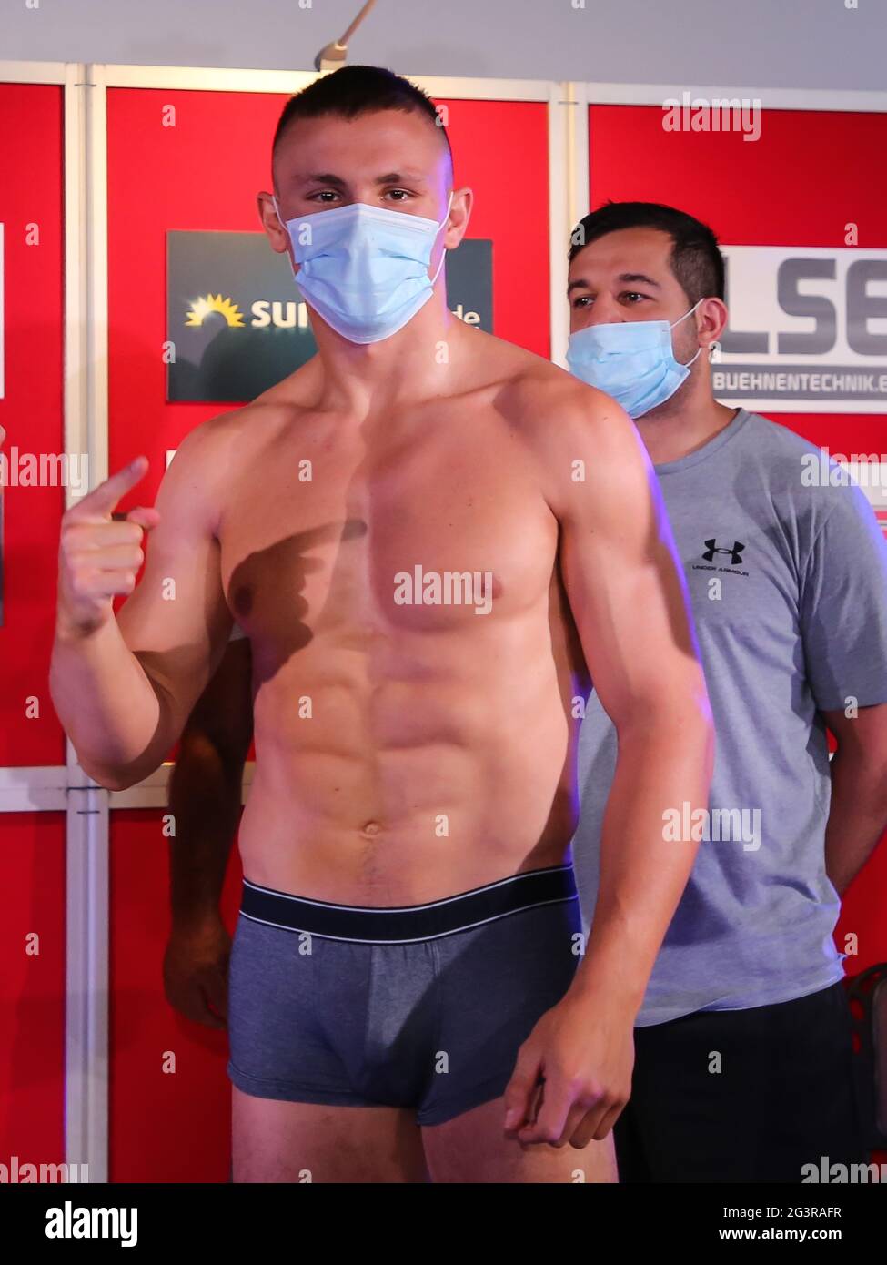 Light-heavyweight boxer Michael Eifert SES Boxing Team Germany SES-Boxing Gala 22.8.2020 ...