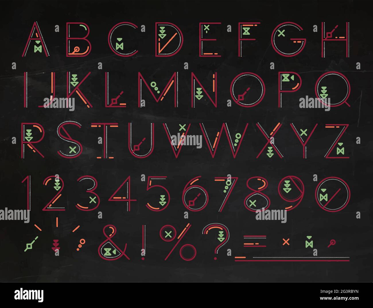 Entire alphabet Stock Vector Images - Alamy