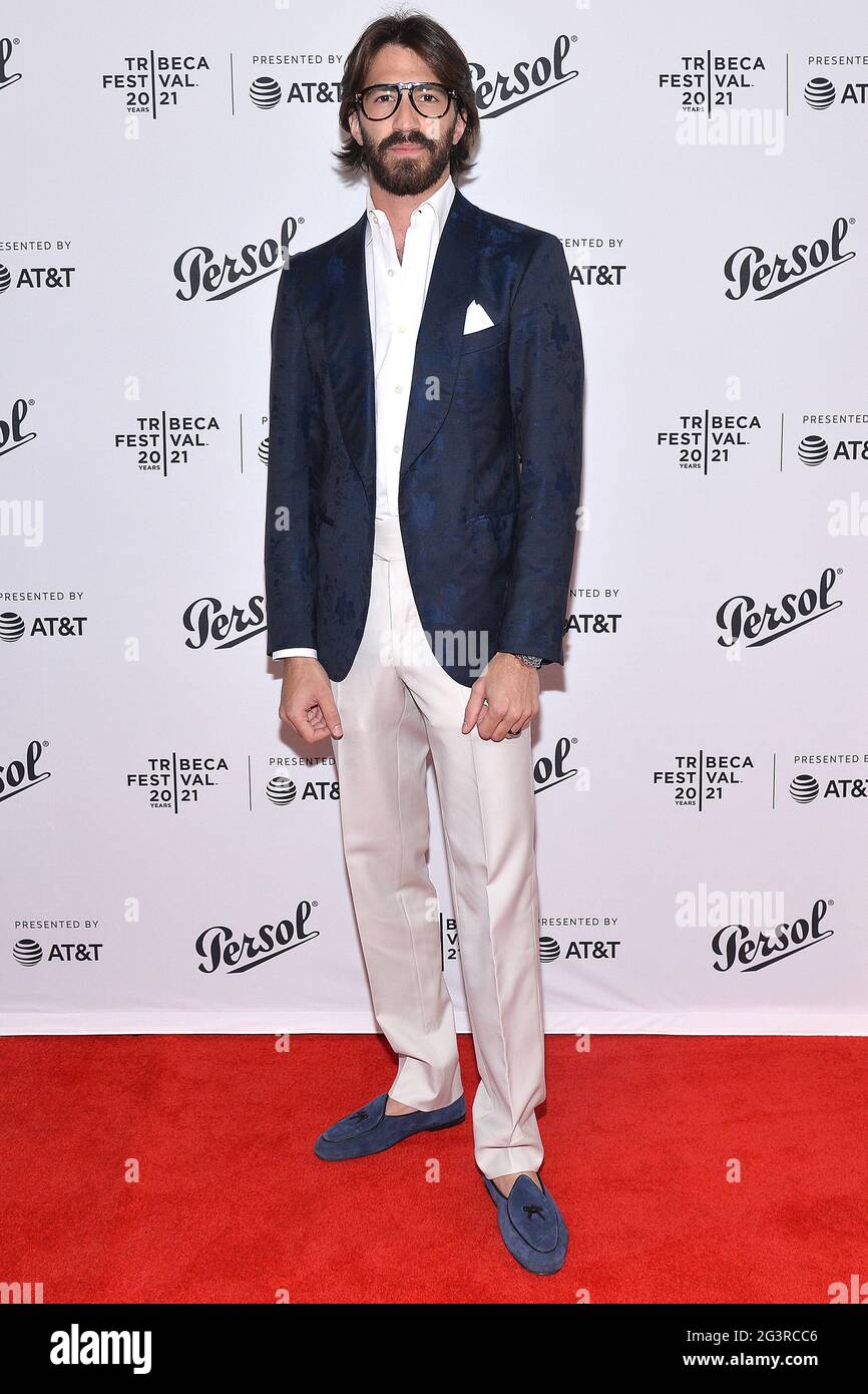 New York, USA. 17th June, 2021. Leonardo Maria Del, Persol Head of ...