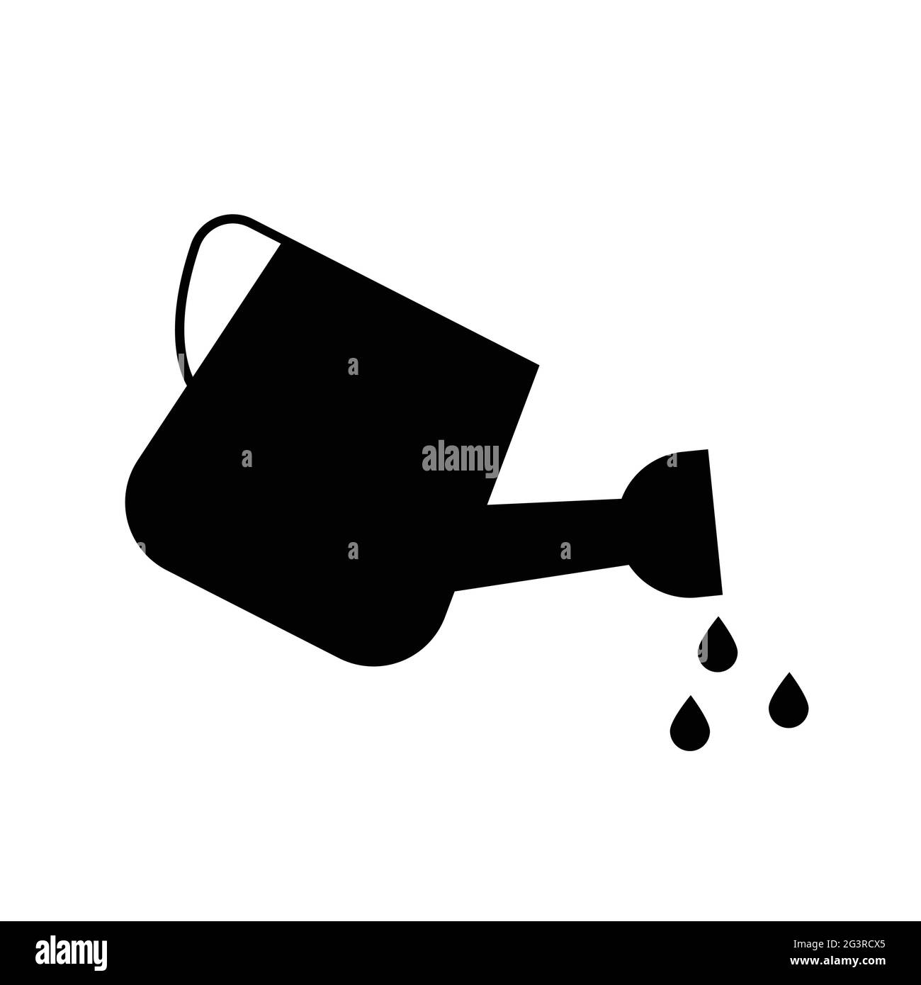 garden watering can icon. Vector Illustration Stock Vector Image & Art ...