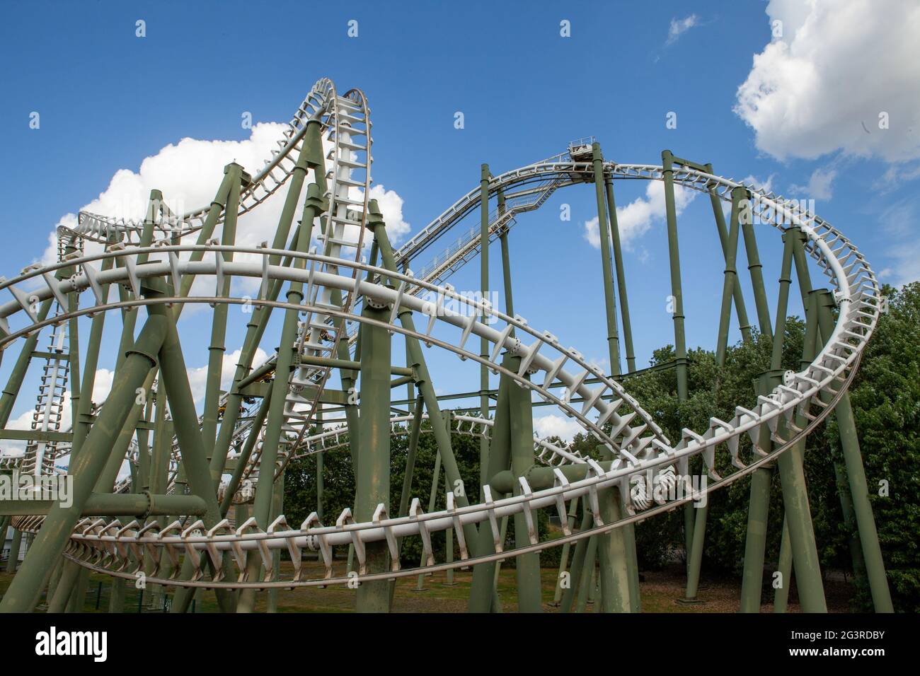 Fragment of structures of an attraction Stock Photo - Alamy