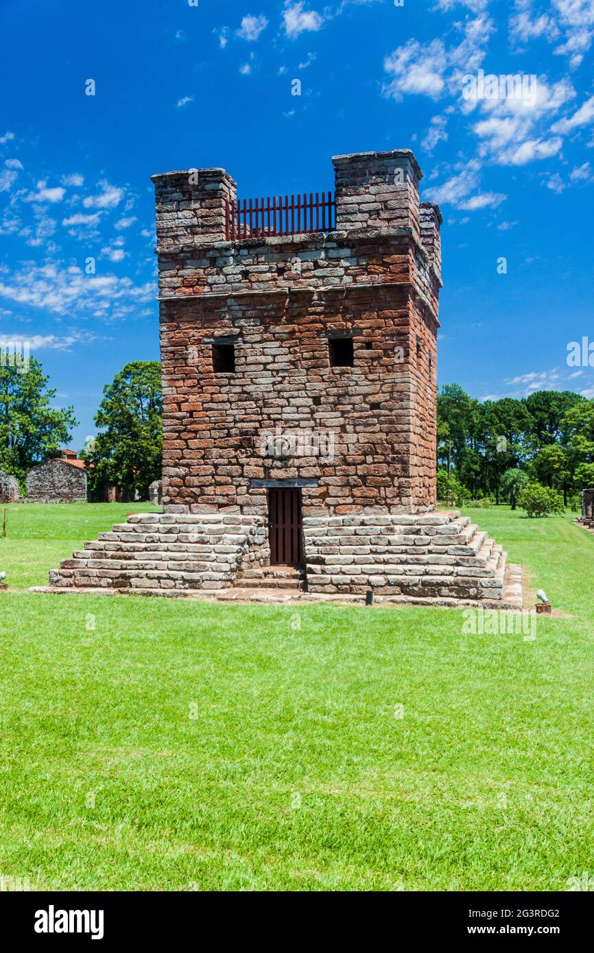 Jesuit mission ruins in Trinidad, Paraguay Stock Photo - Alamy