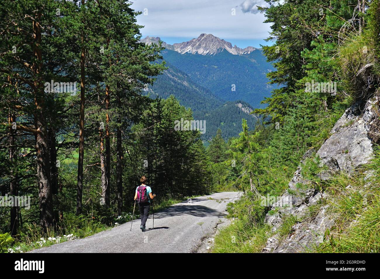 Lech valley, hiking in the lechtal alps, austria, tyrol Stock Photo - Alamy