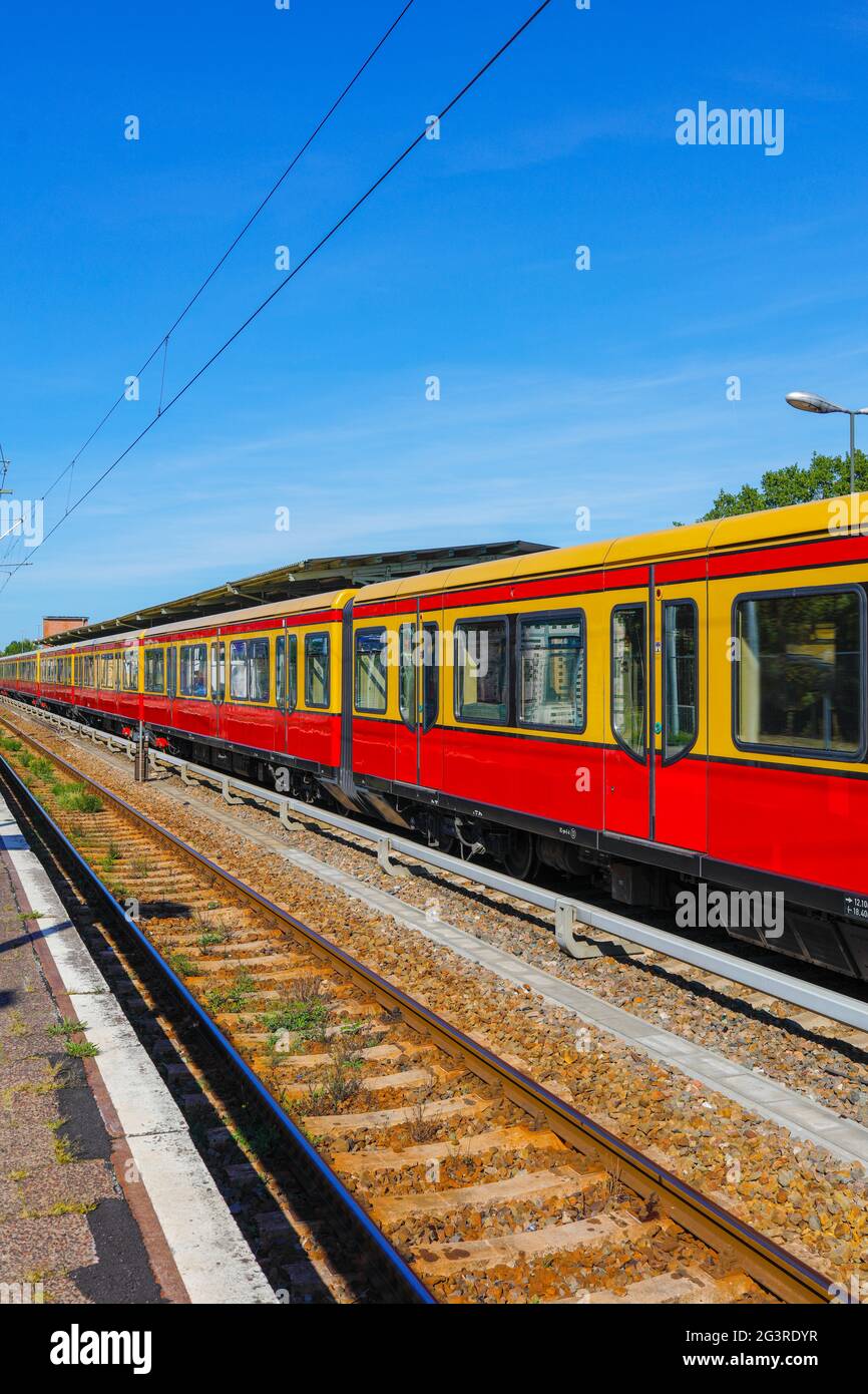 Berlin S-Bahn, public transport Stock Photo - Alamy