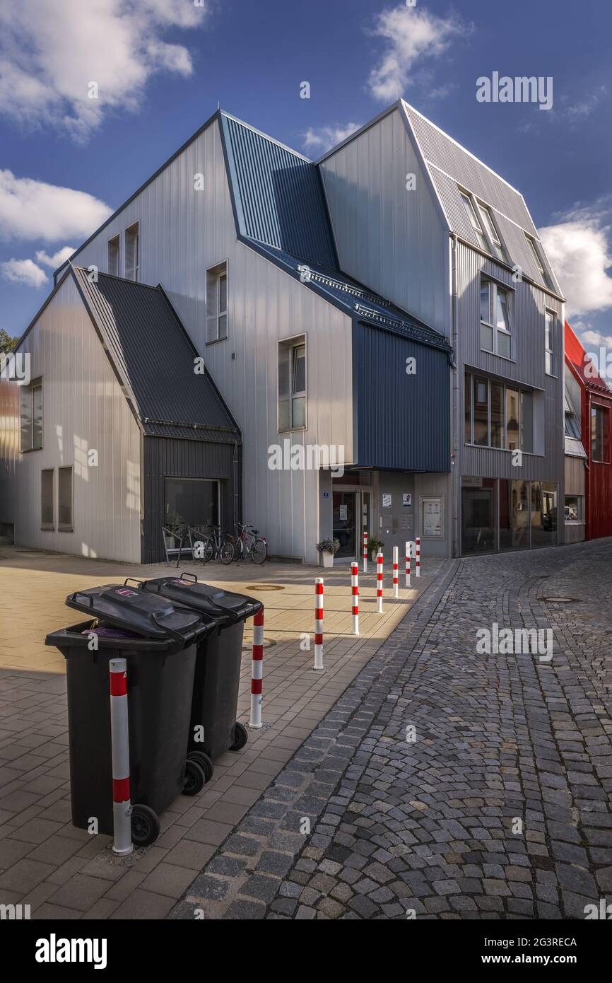 City of Selb - New architecture in the old town Stock Photo - Alamy